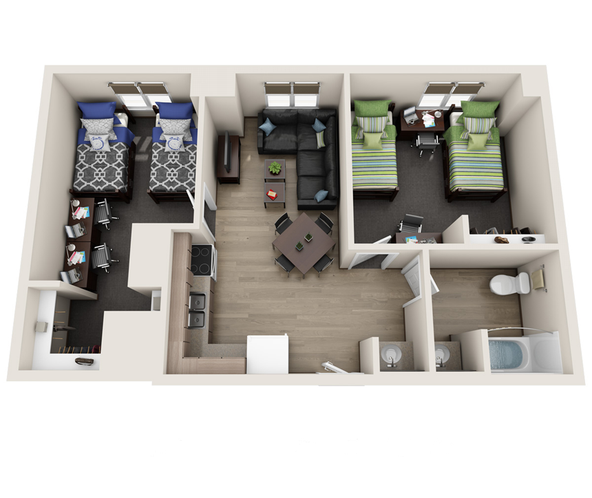Cowlings and Ilium Residential College | USC Housing